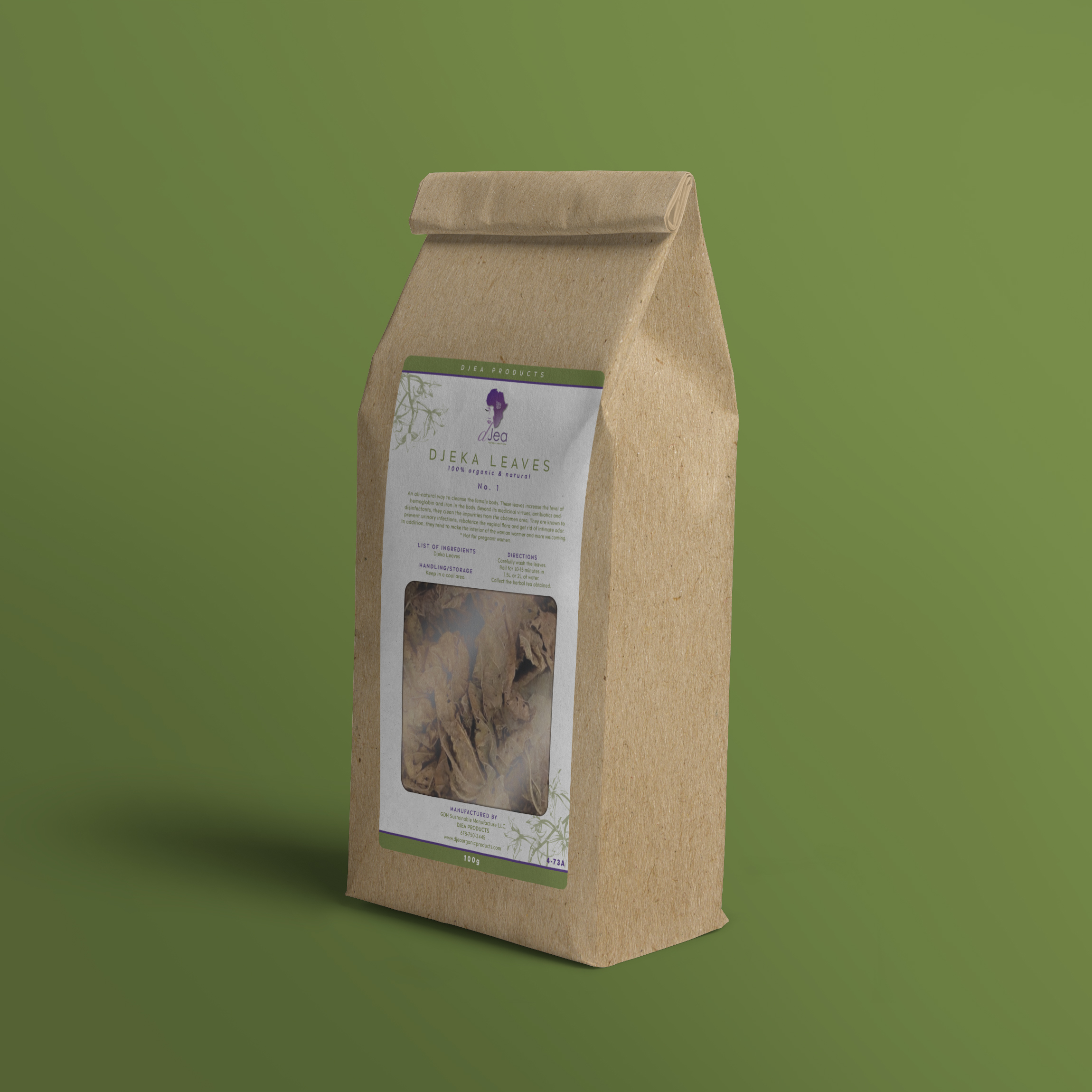 Djeka leaves - Djea Organic Products